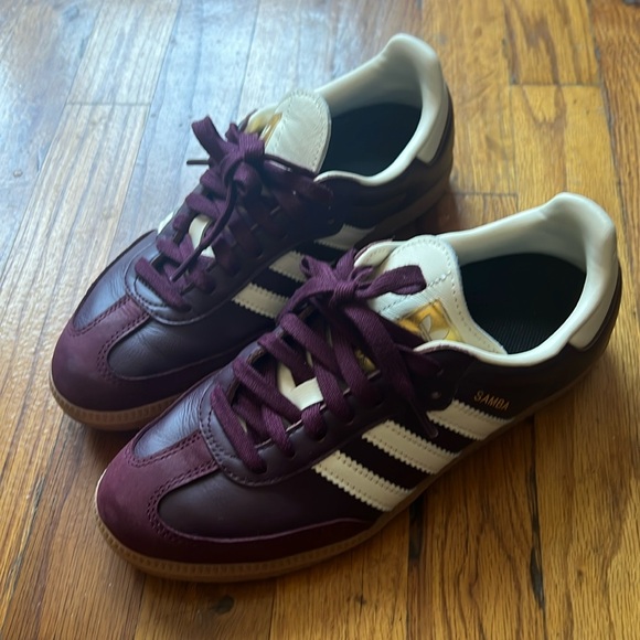 adidas | Shoes | Adidas Samba Maroon Sand | Poshmark